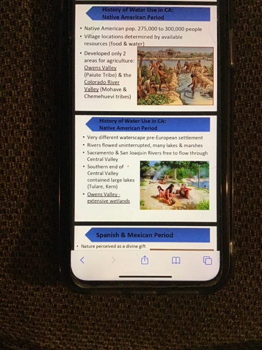 Solved 1. How were water rights and access to water looked | Chegg.com