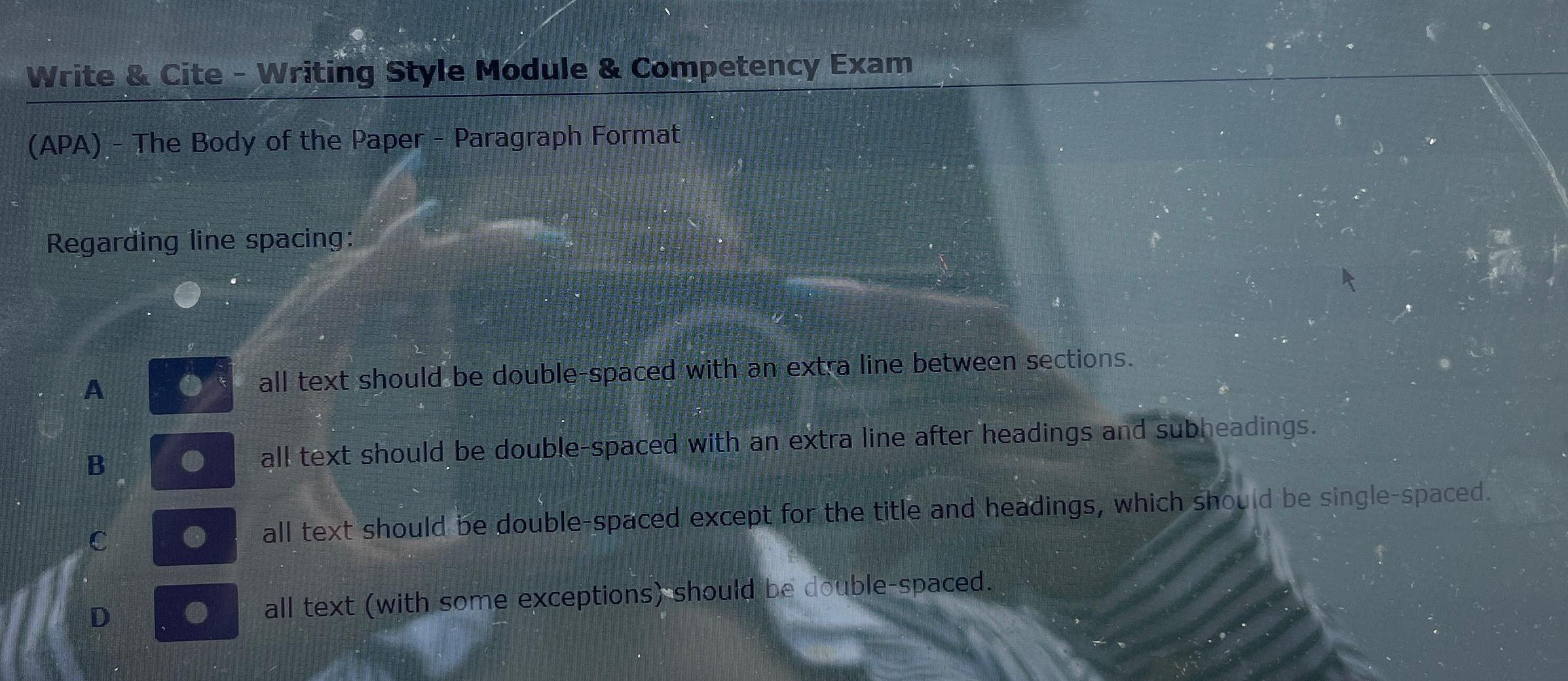 Solved Write & Cite - ﻿Writing Style Module & Competency | Chegg.com