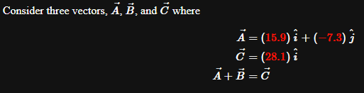 Solved Consider three vectors, vec(A),vec(B), ﻿and vec(C) | Chegg.com