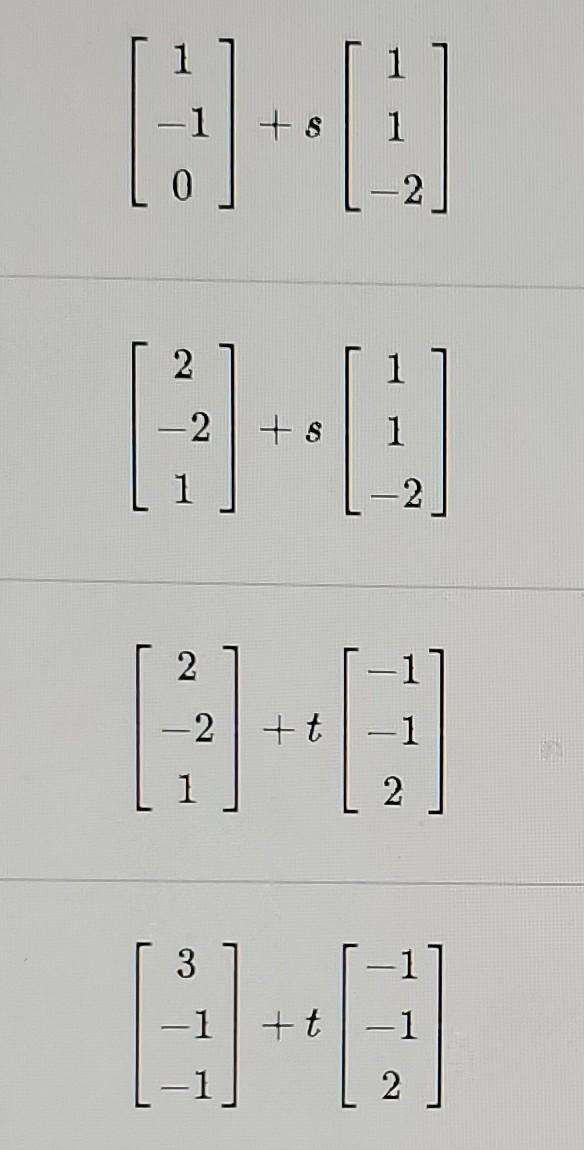 Solved suppose the solutions of a system of linear equations | Chegg.com