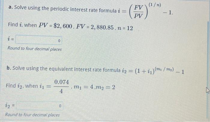 Solved Solve using the compound interest formula FV = | Chegg.com