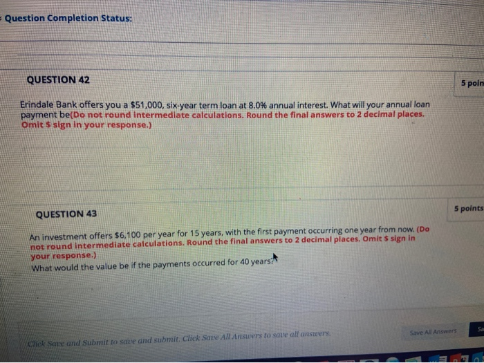Solved Question Completion Status: QUESTION 42 5 poin | Chegg.com