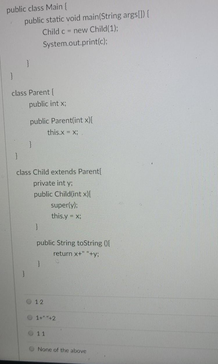 Solved public class Main { public static void main(String | Chegg.com