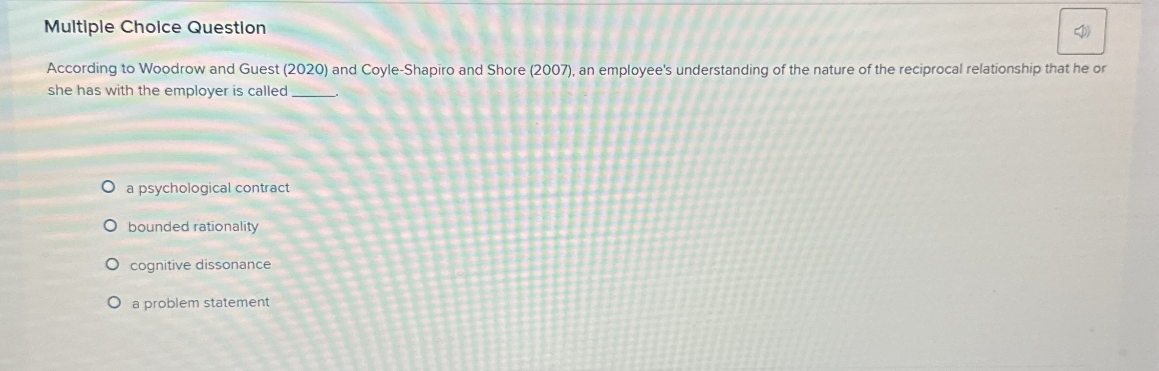 Solved Multiple Choice QuestionAccording to Woodrow and | Chegg.com