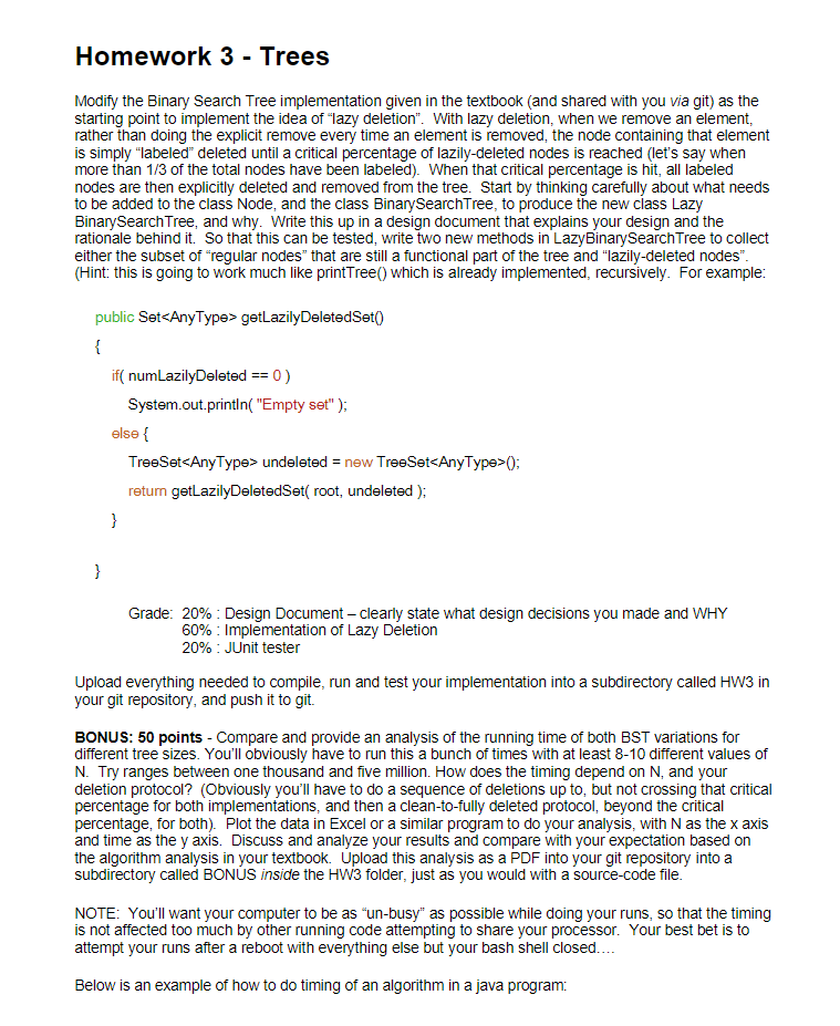 Solved public class BinarySearchTree>{ private | Chegg.com Solved public class BinarySearchTree>{ private | Chegg.com