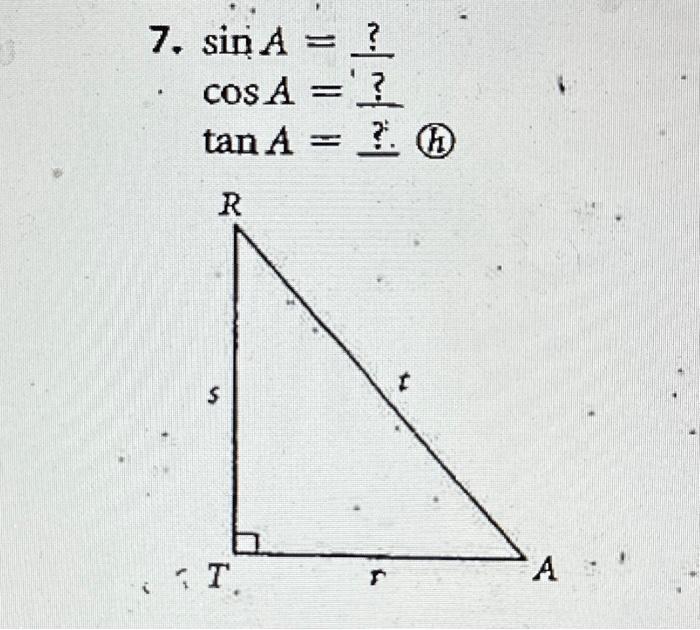 Solved sinA=??cosA=?tanA=? | Chegg.com
