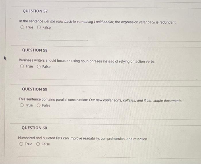In the sentence Let me refer back to something I said | Chegg.com