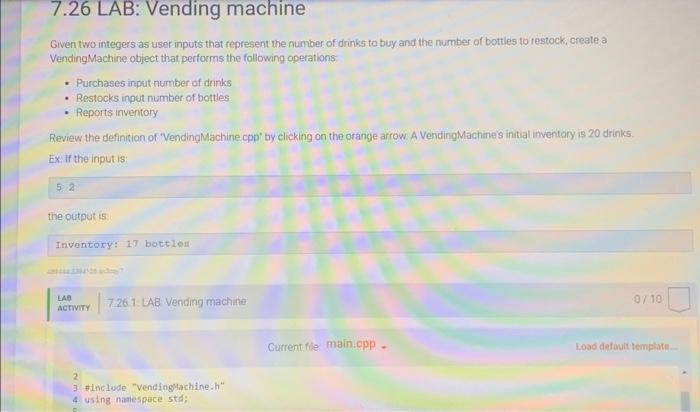 Solved Im not sure why this program is not outputting | Chegg.com