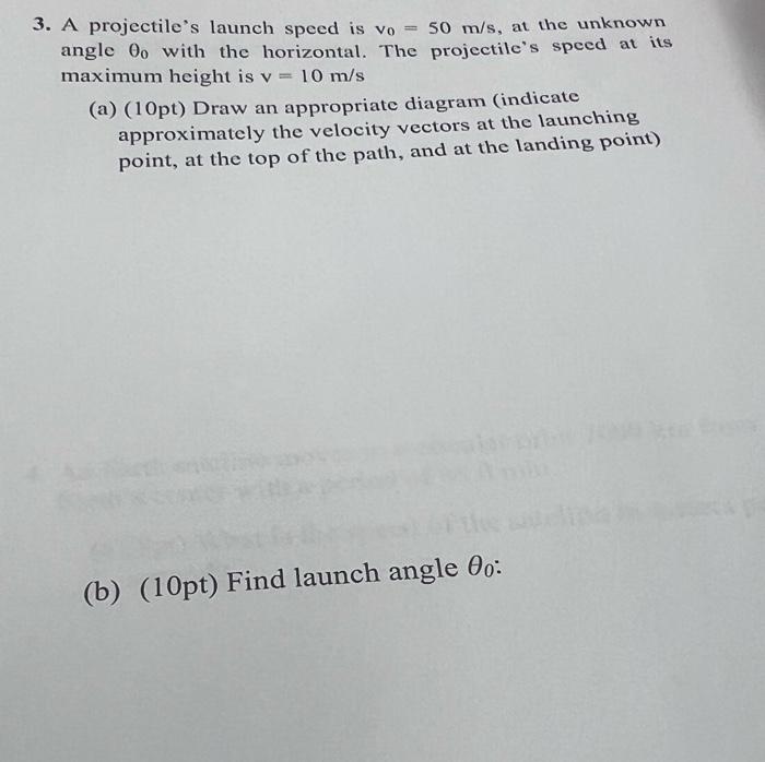 Solved (c) (10pt) Calculate the maximum height attained by | Chegg.com