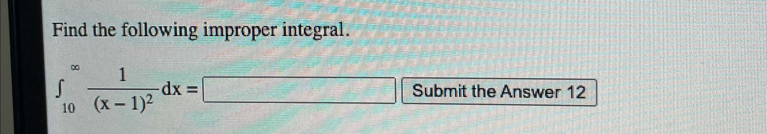 Solved Find the following improper | Chegg.com