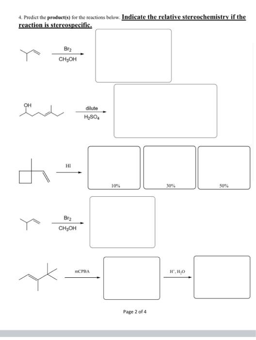 Solved 1. Predict the expected major product(s) of HCl | Chegg.com