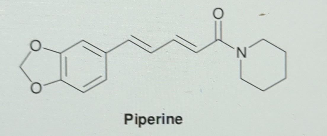 Solved N Piperine Experiment : Extraction of Piperine from | Chegg.com