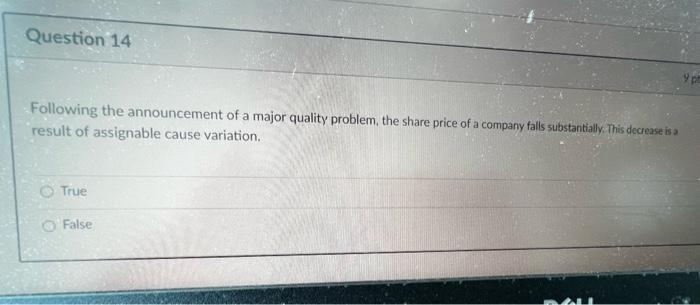 Solved Question 14 Following the announcement of a major | Chegg.com