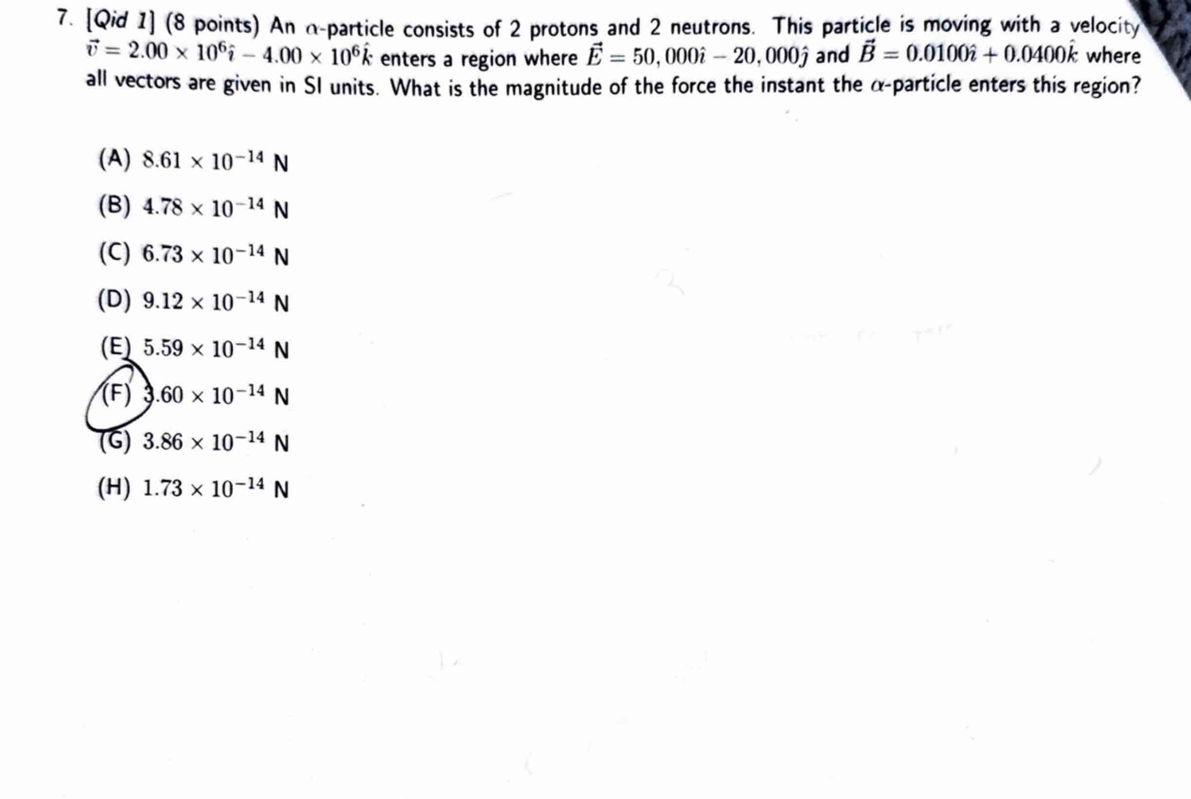 Solved [Qid 1] (8 ﻿points) ﻿An \alpha -particle consists of | Chegg.com