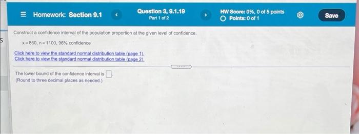 Solved Homework Section 9 1 Question 1 9 1 15 Hw Score