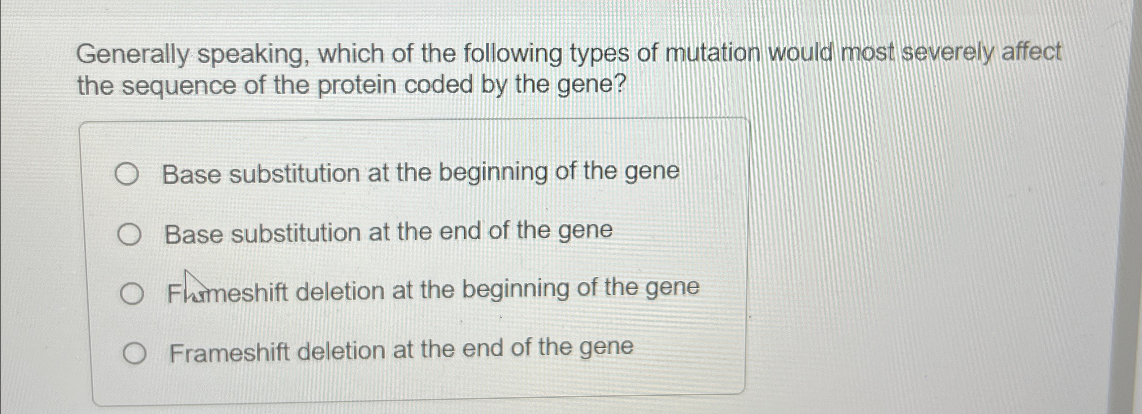 Solved Generally speaking, which of the following types of | Chegg.com