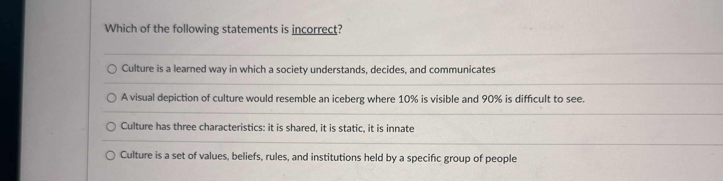 Solved Which of the following statements is | Chegg.com Solved Which of the following statements is | Chegg.com