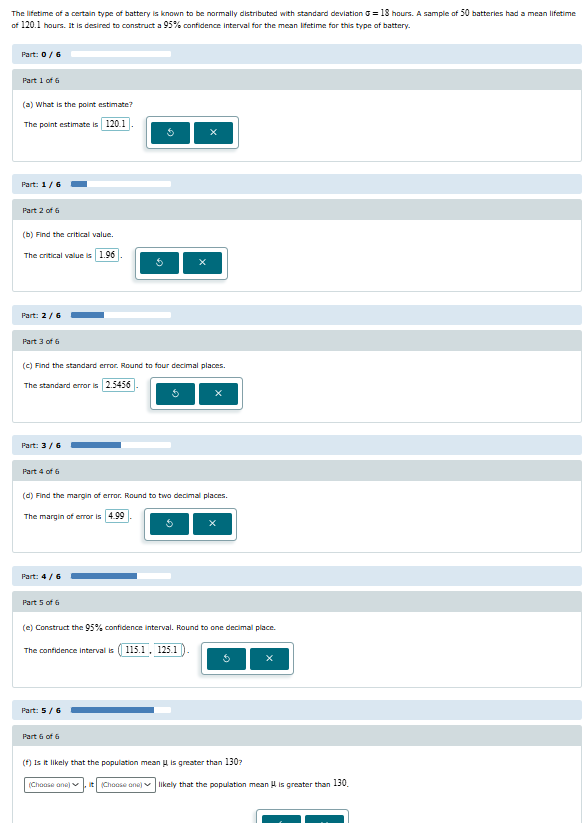 Solved The lifetime of a certain type of battery is known to | Chegg.com