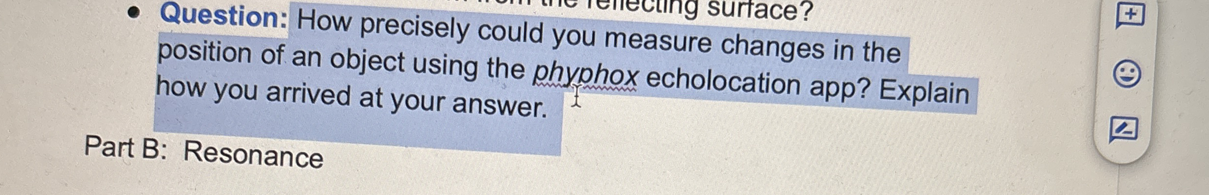 Solved Question: How precisely could you measure changes in | Chegg.com