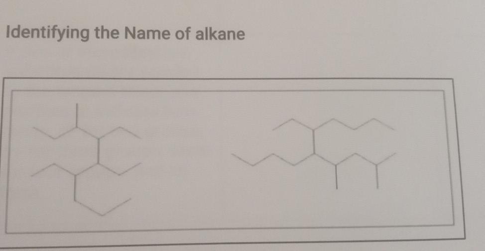 Solved Identifying the Name of alkane | Chegg.com