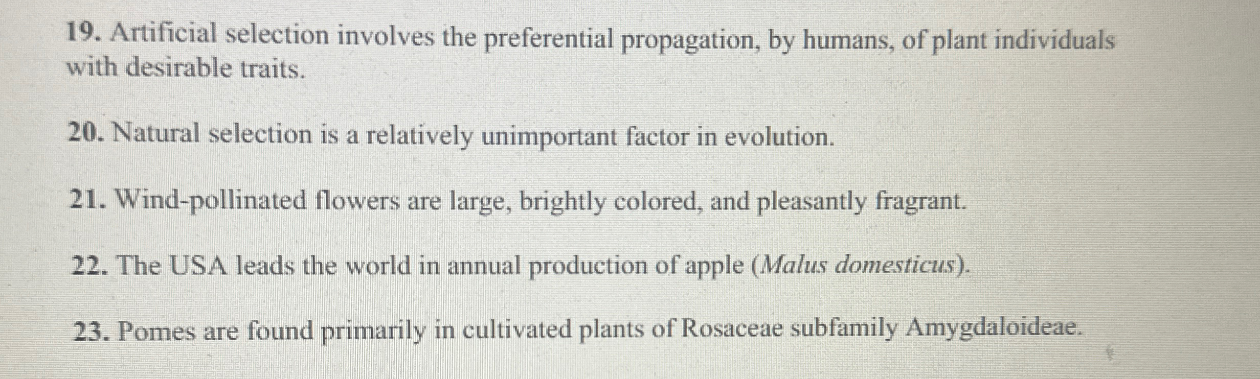 Solved Artificial selection involves the preferential | Chegg.com