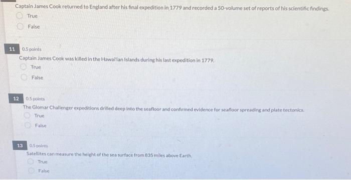 Solved Module 6: Homework: A History of Marine Science 1 | Chegg.com