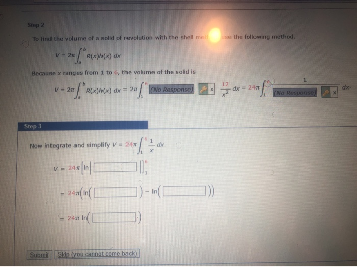 Solved Exercise (b) the y-axis. Step 1 Because the axis of | Chegg.com