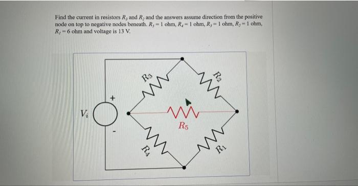Solved Find the current in resistors R3 and R2 and the | Chegg.com