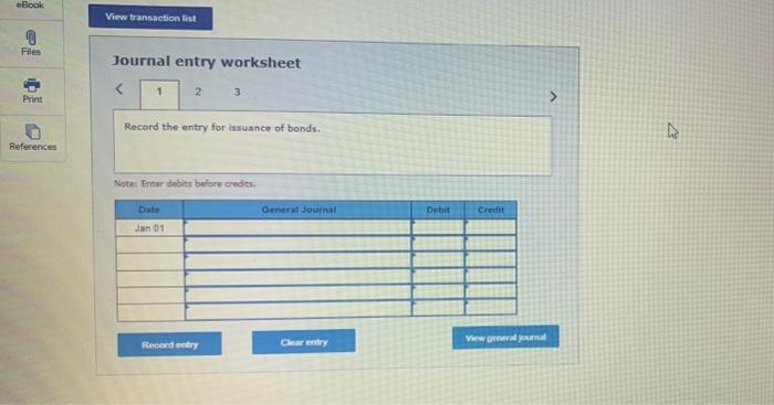 Solved Exercise 10-16A (Algo) Straight-line amortization for | Chegg.com