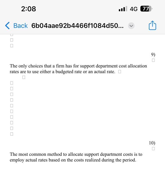 Solved The dual cost-allocation method classifies costs into | Chegg.com