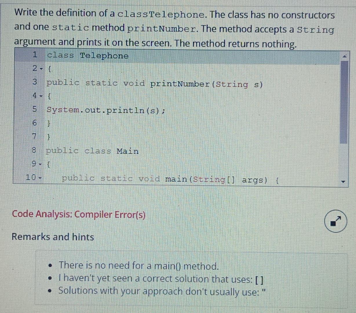 Solved I just need the correct java answer not the whole | Chegg.com