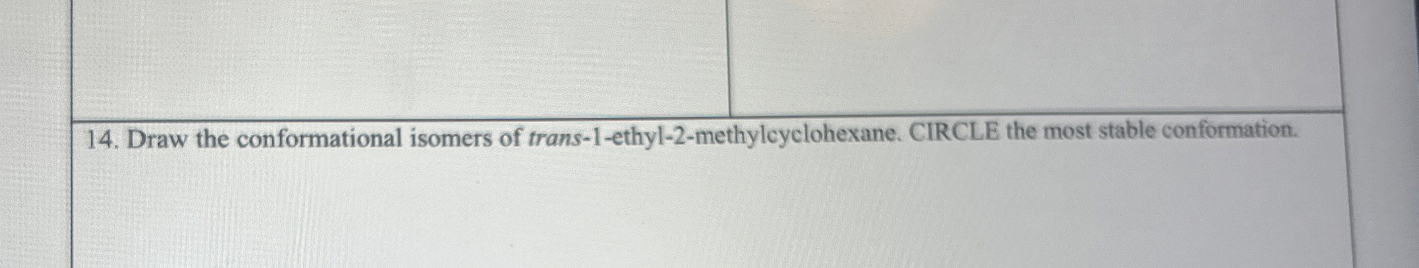 Solved Draw the conformational isomers of | Chegg.com