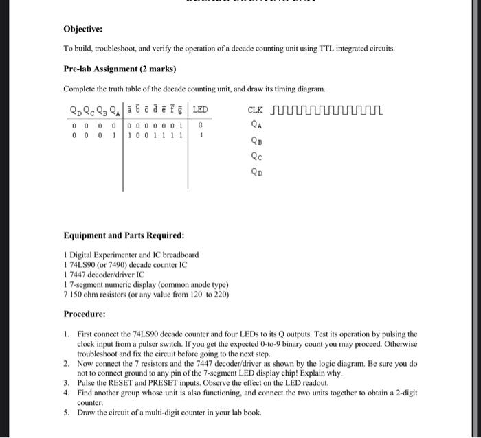 Solved Objective: To build, troubleshoot, and verify the | Chegg.com
