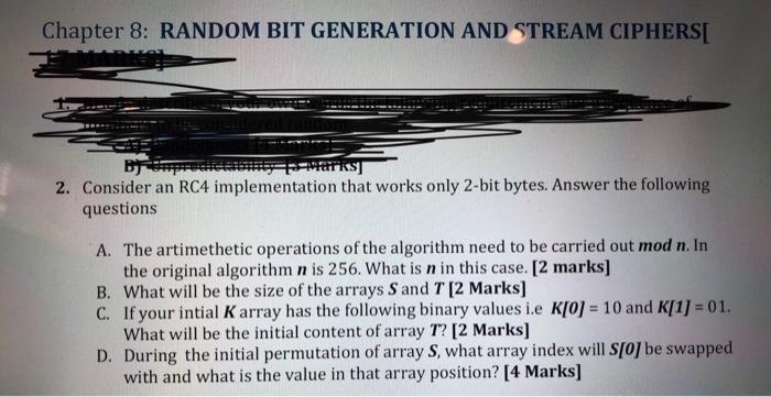 Solved Chapter 8: RANDOM BIT GENERATION AND STREAM CIPHERS[ | Chegg.com