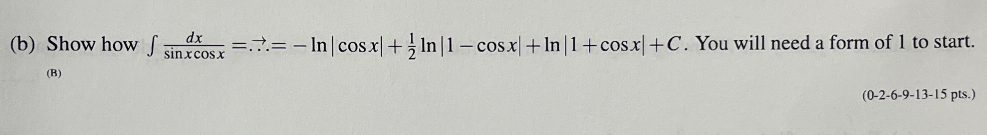 Solved (b) ﻿Show how | Chegg.com
