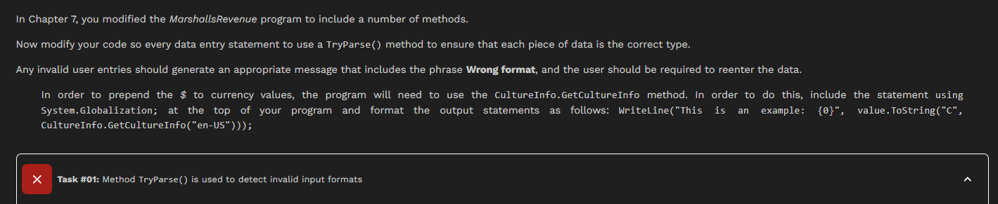 Solved In Chapter 7, ﻿you modified the MarshallsRevenue | Chegg.com