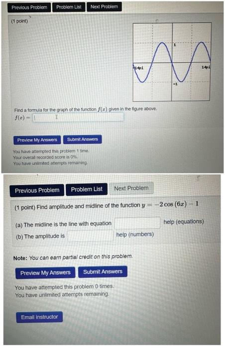 Find a formula for the graph of the function f(x) | Chegg.com