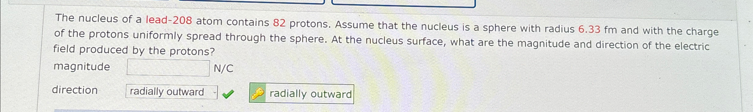 Solved The nucleus of a lead-208 ﻿atom contains 82 ﻿protons. | Chegg.com