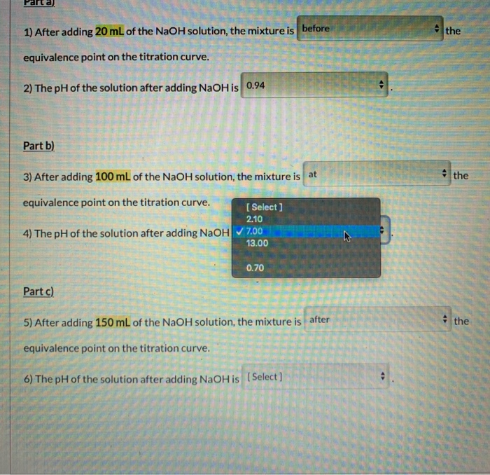 Solved Question 6 2 pts A 50.0 mL sample of 0.20 M HCl(aq) | Chegg.com