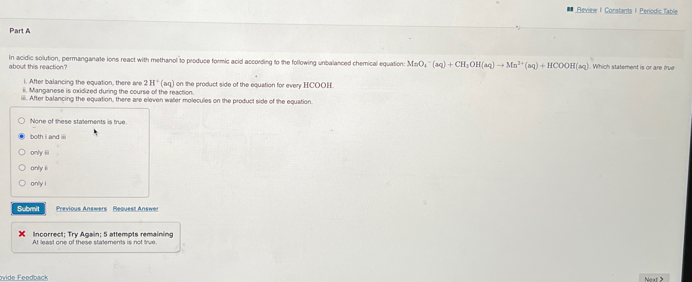 Review I Constants I Periodic TablePart A about this | Chegg.com