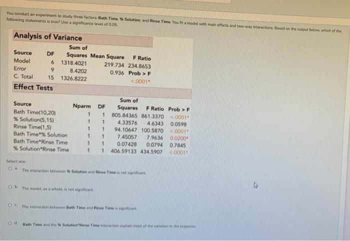 Solved Consider the following 2x2x3 full factorial design. | Chegg.com