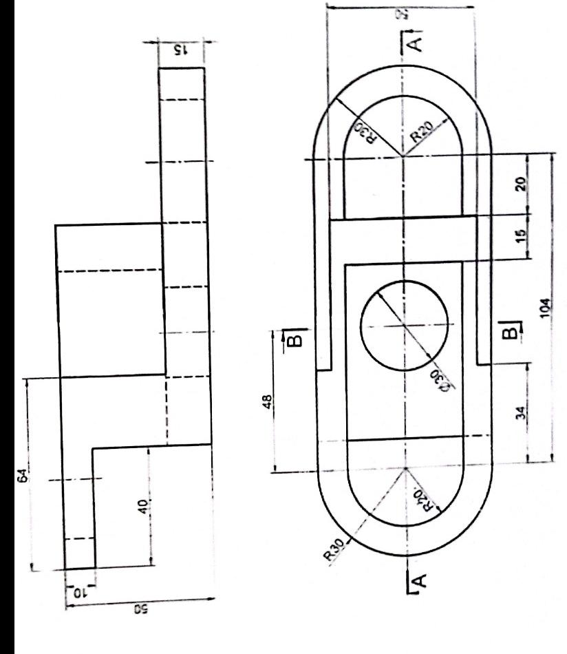 Solved draw the missing view and check out if your work is | Chegg.com