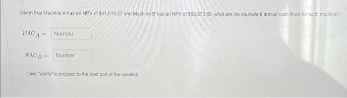 Solved Consider the following two machines a company can | Chegg.com