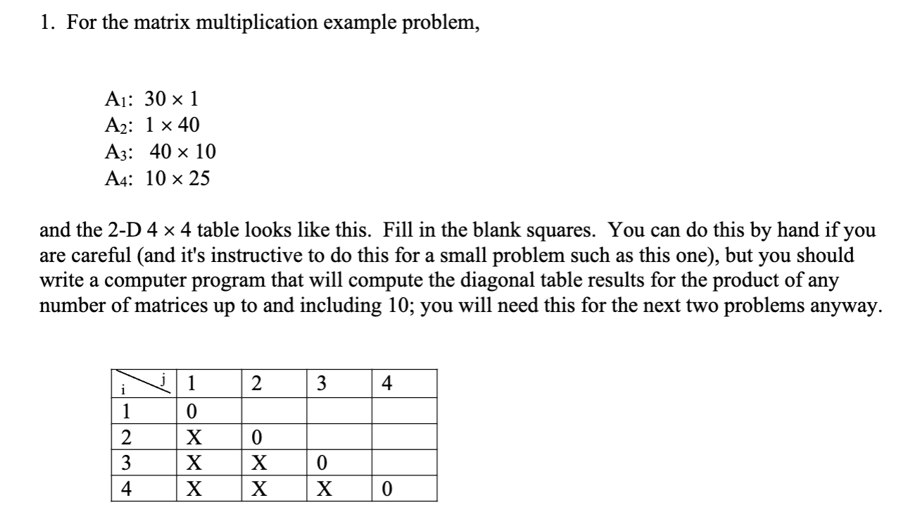 Solve this matrix by hand. | Chegg.com