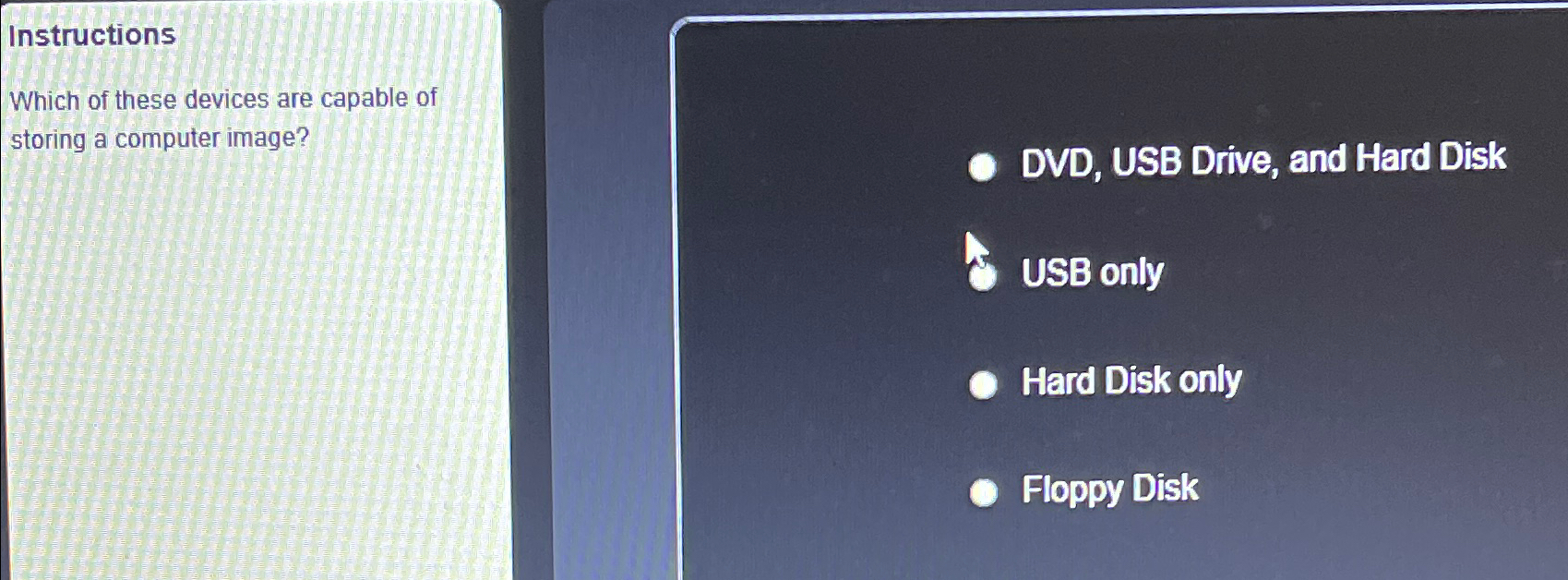 Solved InstructionsWhich of these devices are capable of | Chegg.com