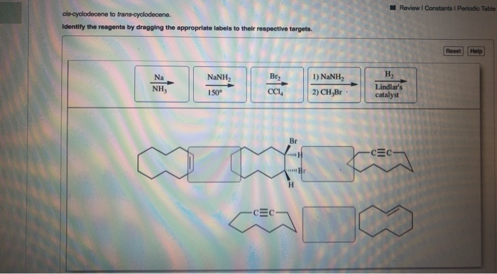 Solved Review Constants Periodic Table cis-cyclodecene to | Chegg.com