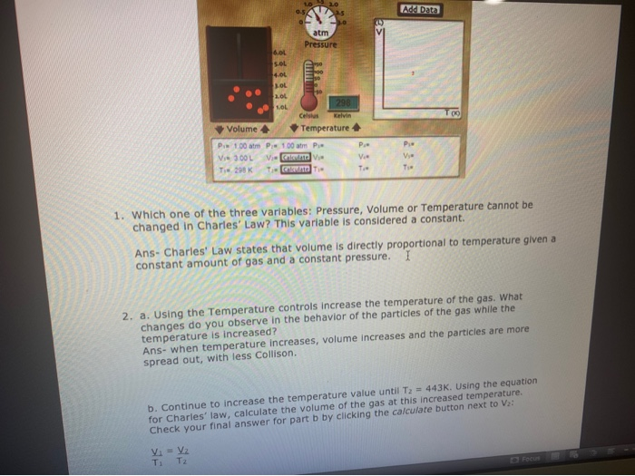 Solved b. Continue to increase the temperature value until | Chegg.com