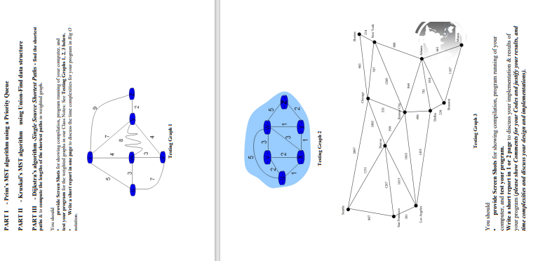 Solved Part I prims Mst Algorithm Using A Priority