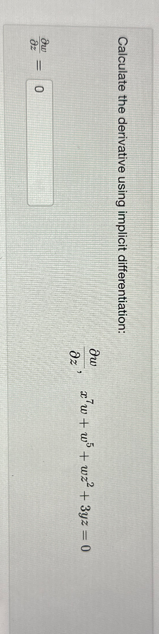 Solved Calculate The Derivative Using Implicit 7759