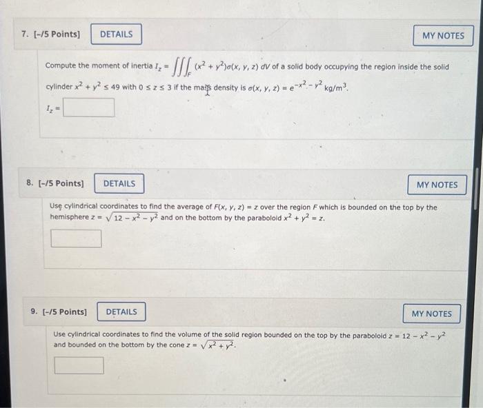 Evaluate the iterated integral by changing to | Chegg.com
